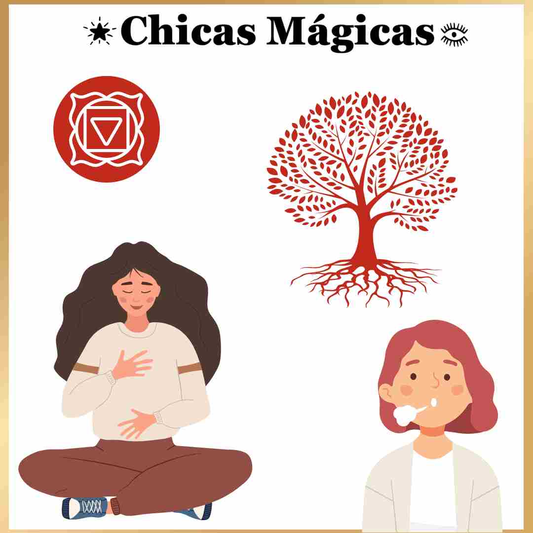 Desbloquear el chakra 1: Muladhara (chakra raíz) - Chicas Magicas